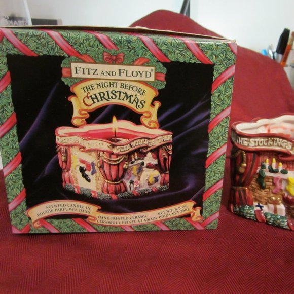 Fitz and Floyd | Holiday | Vint Fitz Floyd Nightbeforechristmas Candle ...